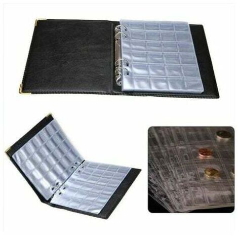 AlwaysH 480 Pockets Coin Collection Album, Leather Coin Album, Paris ...