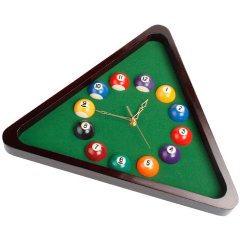 AlwaysH Wooden wall clock wall clock wall clock snooker ball clock