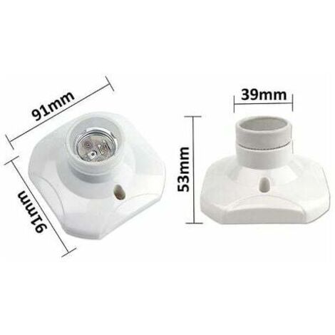 AlwaysH E27 Screw-in Ceiling Socket, E27 Garage Socket, AC 220-240V ...