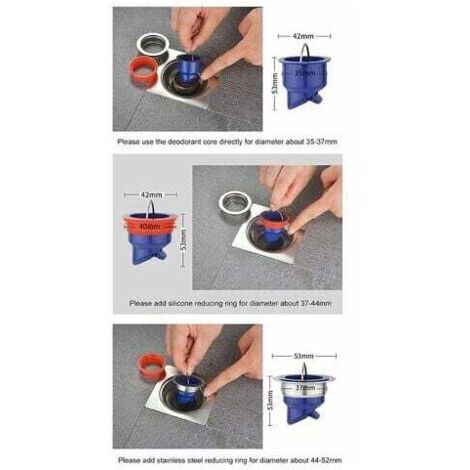 AlwaysH Shower Floor Backwater Valve Magnetic Levitation One Way Drain ...