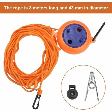 AlwaysH8M Outdoor Retractable Clothesline Portable Clothesline Camping ...