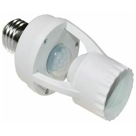 AlwaysH Socket with motion detector safety detection E27 60W Motion Sensor