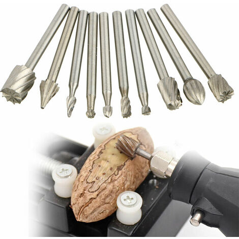 AlwaysH 20 Pack Dremel Tungsten Carbide Cutter Burs Rotary Grinder ...