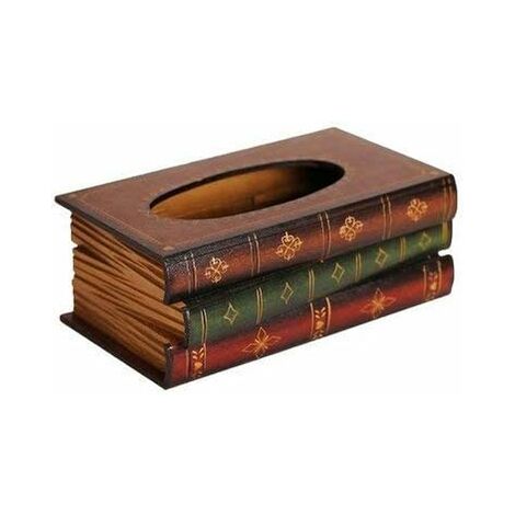 AlwaysH Tissue Box - Vintage Antique Style Wooden Stacking Tissue Paper ...