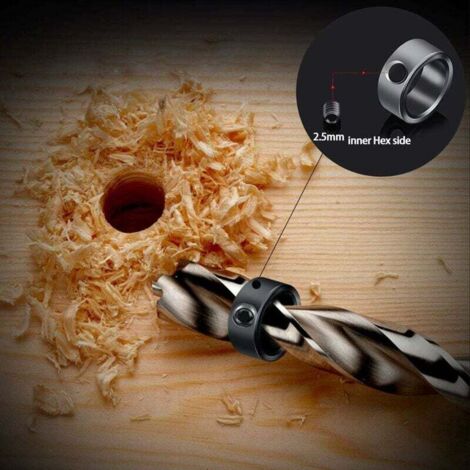 AlwaysH Depth Stop, Drilling Depth Stops, Depth Stop Collars, 8 pcs ...