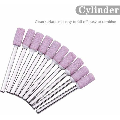 AlwaysH 100 Pcs Abrasive Polishing Mounted Stone Rotary Tool Grinding ...