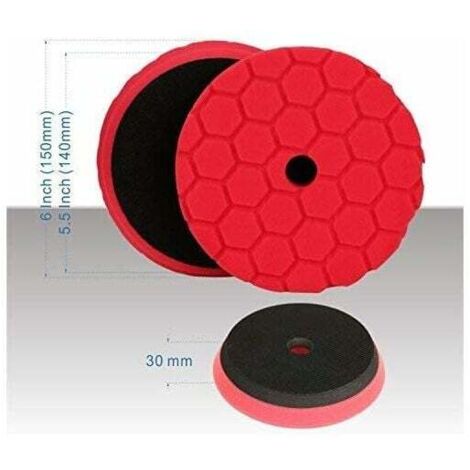 AlwaysH Polishing Sponge, Polishing Set,5 Pieces 150mm Hex Logic ...
