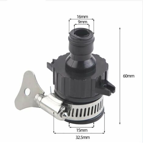 AlwaysH Universal Faucet Connector Quick Connect Water Tap Adapter ...