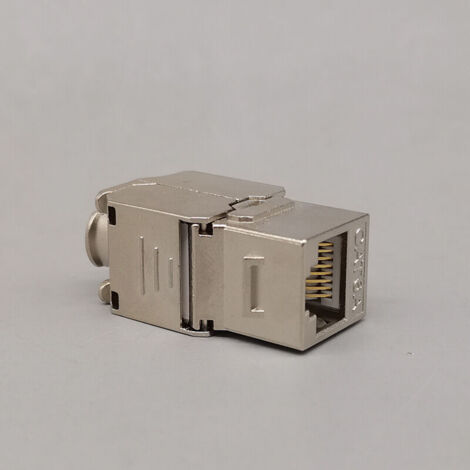 AlwaysH 4x CAT 6a Module Jack - Shielded STP RJ45 Connector Snap-In ...