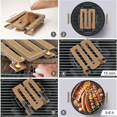 AlwaysH Cold Smoke Generator with Handle, Triumph Stainless Steel Cold ...