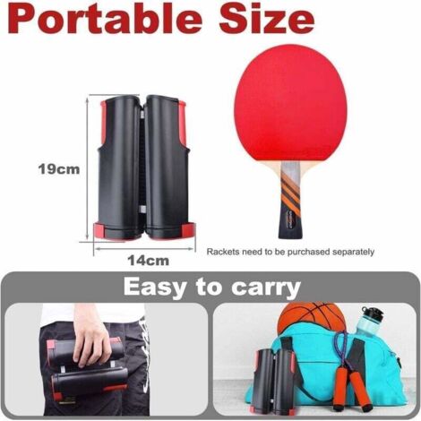 AlwaysH Retractable ping pong net with stand, perfect for ping pong ...