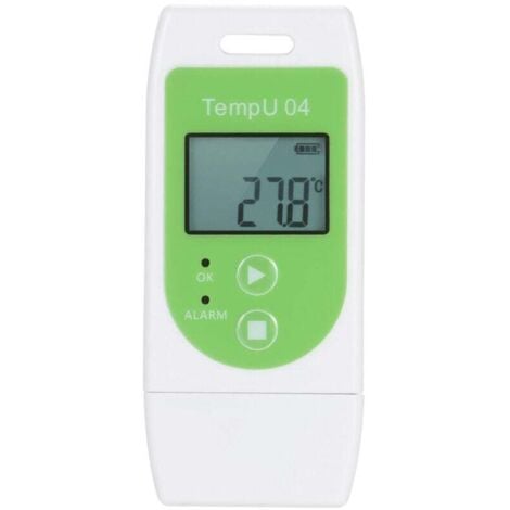 AlwaysH Thermometer Data Logger Multi-Use USB Temperature Logger Reusable Temperature Logger ...