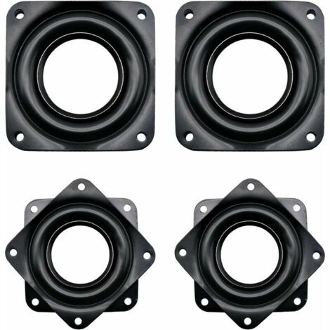 AlwaysH 4 Pieces Lazy Metal Swivel Plate Turntable 360 Degree Rotating ...