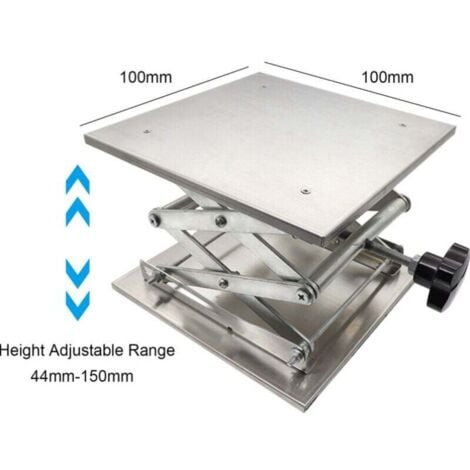 AlwaysH Small Stainless Steel Lift Table Portable Manual Lift ...