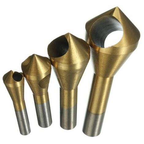 AlwaysH 4pcs Oblique Hole Chamfering Tool 90 Degree Angle Single Hole ...