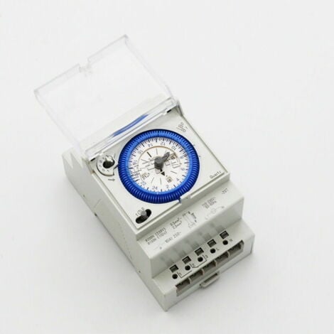 AlwaysH Analog timer with synchronous motor and daily program, timer ...