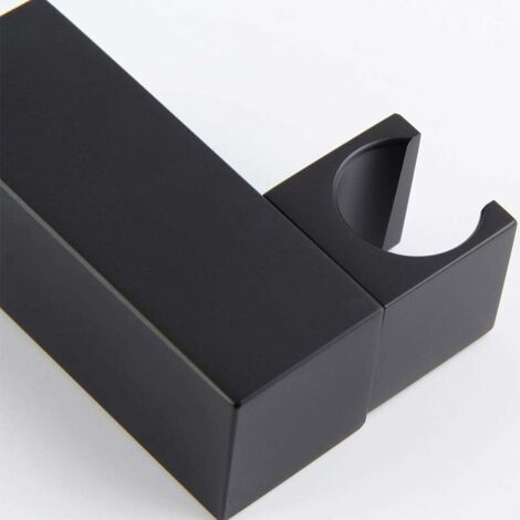 AlwaysH Matte Black Shower Holder Shower Head Holder Wall Mount Brass ...