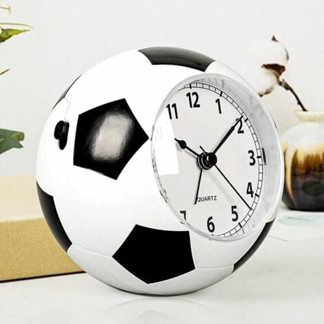AlwaysH Children's alarm clock, football design, alarm clock, bedside ...