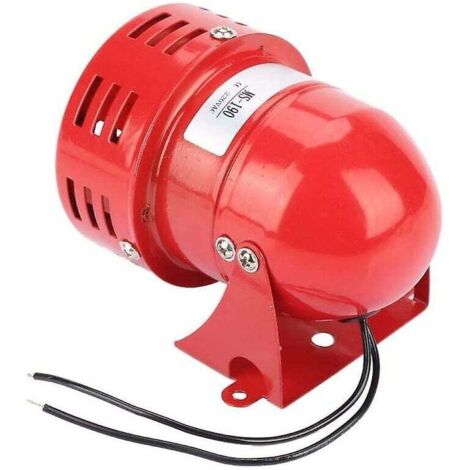 AlwaysH Siren Alarm 220V Powerful Outdoor Siren Alarm 120dB Red Motor ...