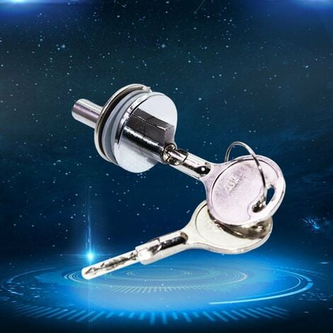 AlwaysH Glass door lock. Sliding door lock. Round glass lock.