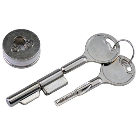 AlwaysH Glass door lock. Sliding door lock. Round glass lock.