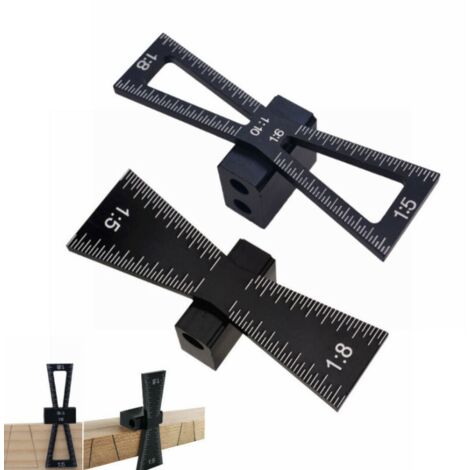 AlwaysH Dovetail Marker Jig,Hand Cut Wood Joint Gauge Dovetail Guide ...