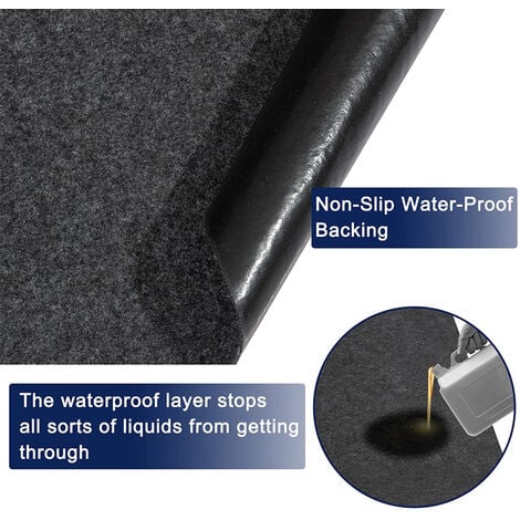 AlwaysH fireproof fireplace mat, non-slip fire mat, fireproof mat 100150cm