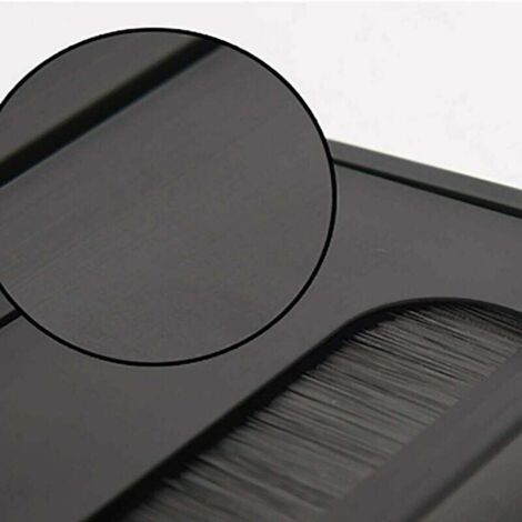 AlwaysH 80mm 80mm Aluminum Alloy 2-Piece Recessed Desktop Cable Manager ...