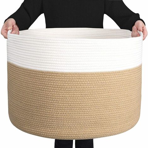 Large storage baskets for blankets store