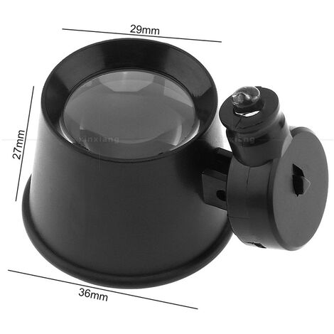 AlwaysH10X Eye Magnifier with LED Light, Eye Loop Stand Magnifying LED ...