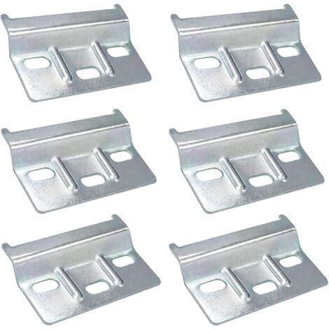 AlwaysH Suspension Rail Fixing Plate Support Cupboards Furniture 6 PCS ...