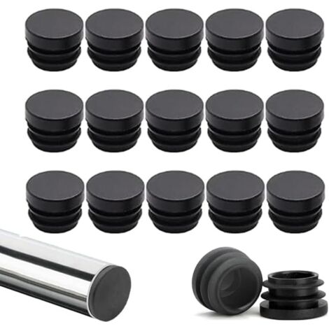 AlwaysH 40 pcs Plastic Cap Plug 19MM Plastic Round Tube Chair Leg Caps ...