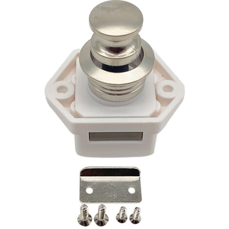 AlwaysH 2 Pcs Push Button Keyless Latch, Furniture Door Lock Clasp ...
