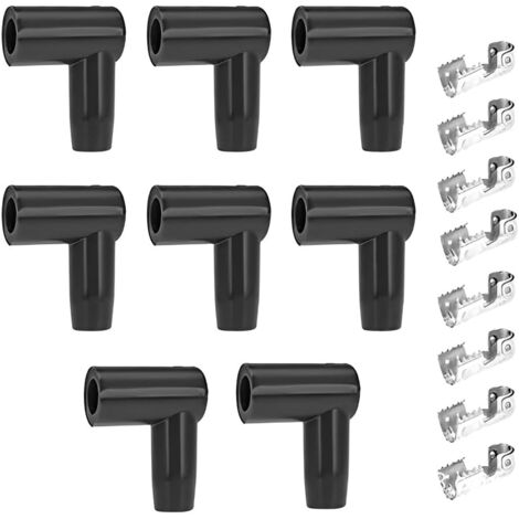 AlwaysH 8 Pcs Spark Plug Rubber Boot, Spark Plug Wire Terminals ...