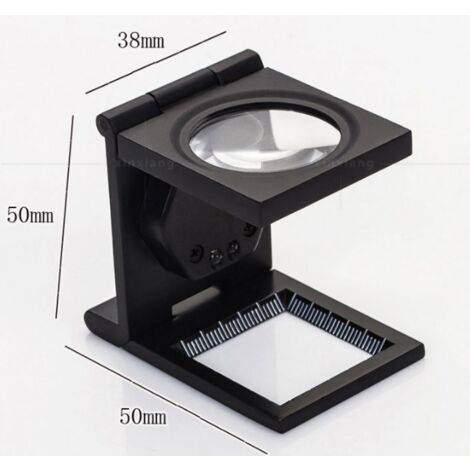 AlwaysH Magnifier Magnifying Glass-10X Folding Pocket Magnifier ...