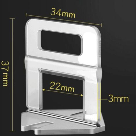 AlwaysH Pack of 200 Leveling Tabs for Tile Laying Aid, Traction Strips ...