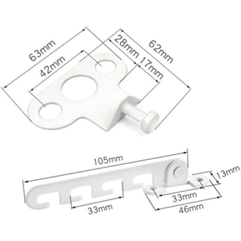 AlwaysH 2 pieces Casement Window Regulator, Window Restrictor, No Drill ...