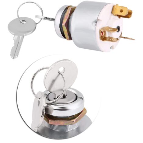 AlwaysH 12V Universal Engine Start Switch Waterproof Ignition Key ...