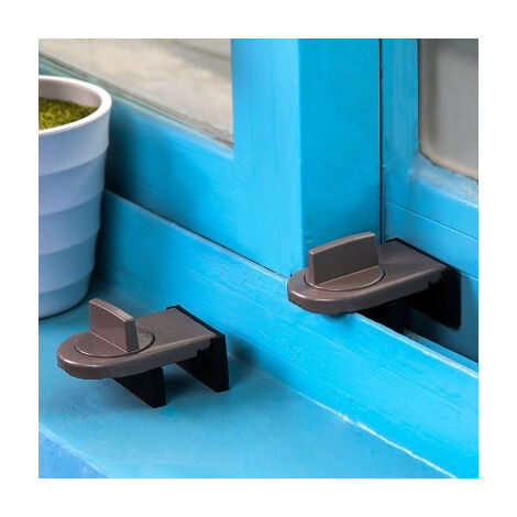 AlwaysH 2 Pack Sliding Window Lock, Child Safety Lock, Adjustable ...