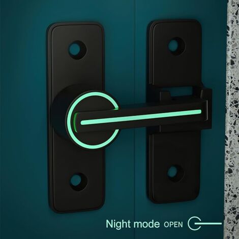 AlwaysH Barn Door Lock, 90° Flip Down Security Sliding Barn Door Lock ...