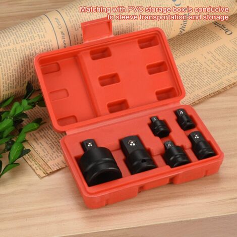 AlwaysH 6 Pack Socket Wrench Adapter Reducers for 1/4", 3/8", 1/2", 3/4 ...