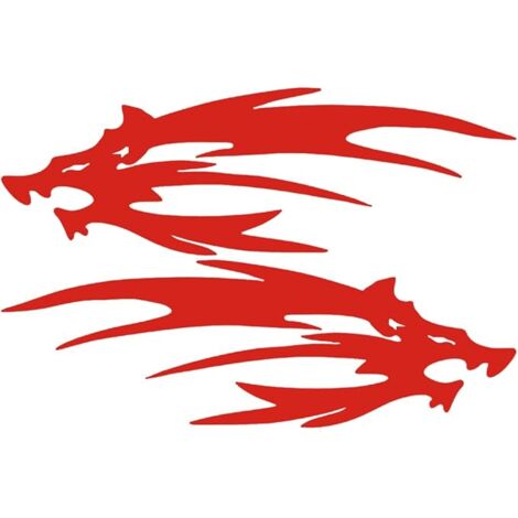 AlwaysH Wolf Flame Reflective Motorcycle Sticker, Personalized ...