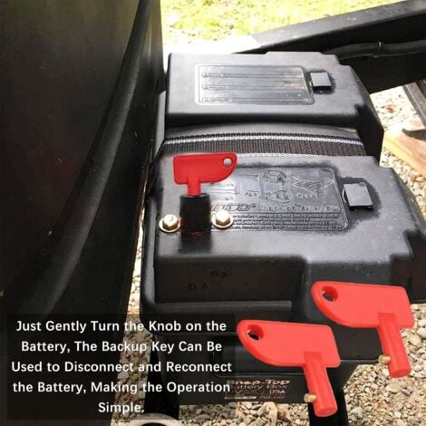 AlwaysH Battery Cut Off Keys, Isolator Switch, Automotive Emergency ...