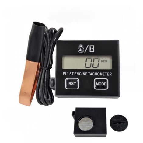 AlwaysH Digital Tachometer Inductive Tachometer - Induction Digital Tachometer, 2-Stroke Digital ...