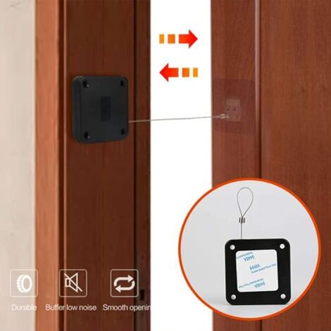 AlwaysH Automatic Door Closer, Adjustable Spring Door Closer Without ...