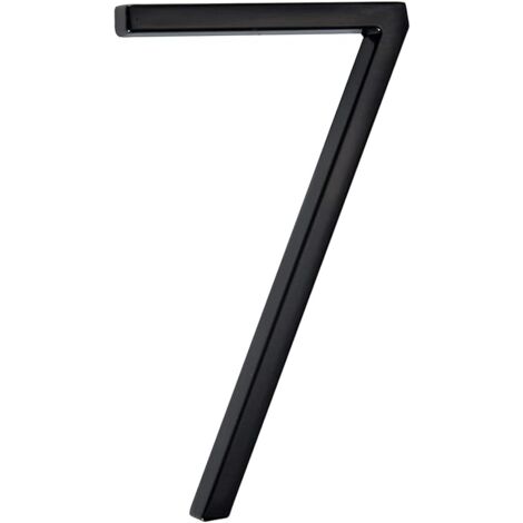 AlwaysH 12.5cm/6in Height Floating House Numbers - Black Door Numbers ...