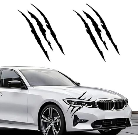 AlwaysH 2 Pieces Car Sticker, Waterproof Car Claw Sticker, Headlight ...