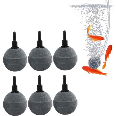 AlwaysH Aquarium Air Stone 6 Pieces Aquariums Oxygen Diffuser Air Stone ...
