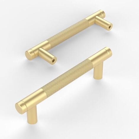 AlwaysH 10 Pieces Gold Kitchen Cabinet Handle 96mm Furniture Handles ...