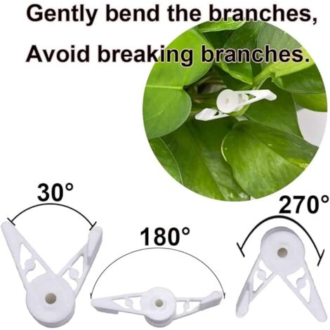 AlwaysH Plant Bender Clips, 30pcs 360 Degree Adjustable Angle Plant ...